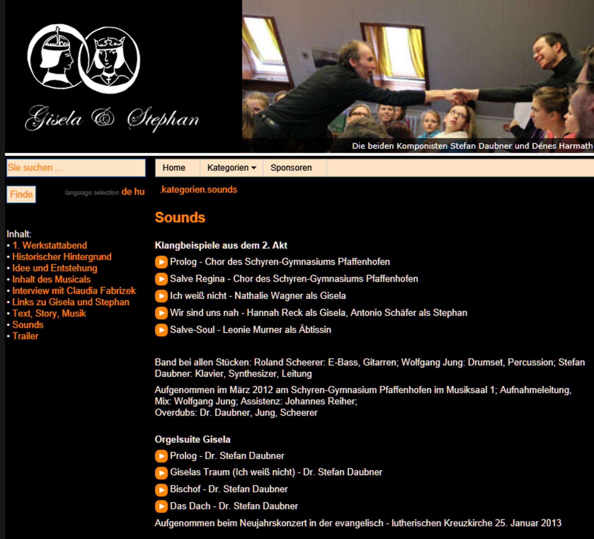 Gisela & Stephan - das Musical - Pfaffenhofen