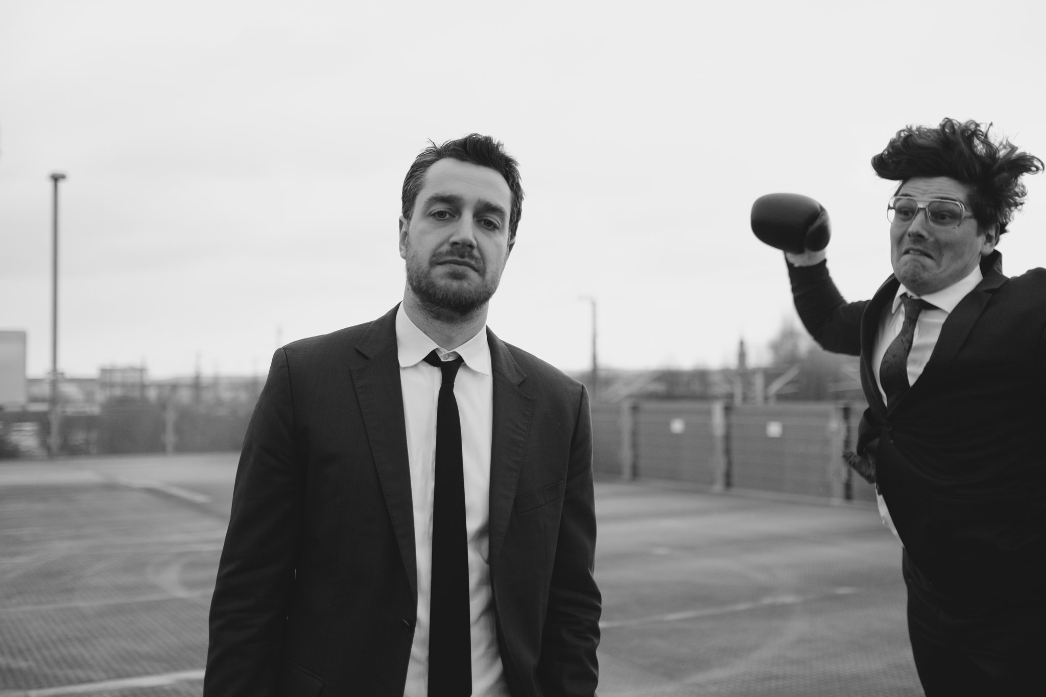 Christopher Rumble in der Künstlerwerkstatt